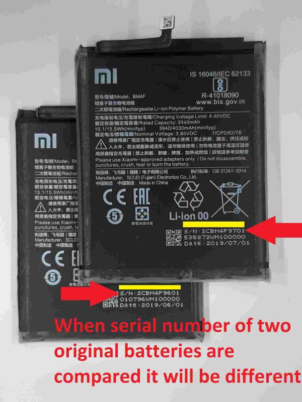 100% Original Xiaomi Mi A3 Battery BM4F